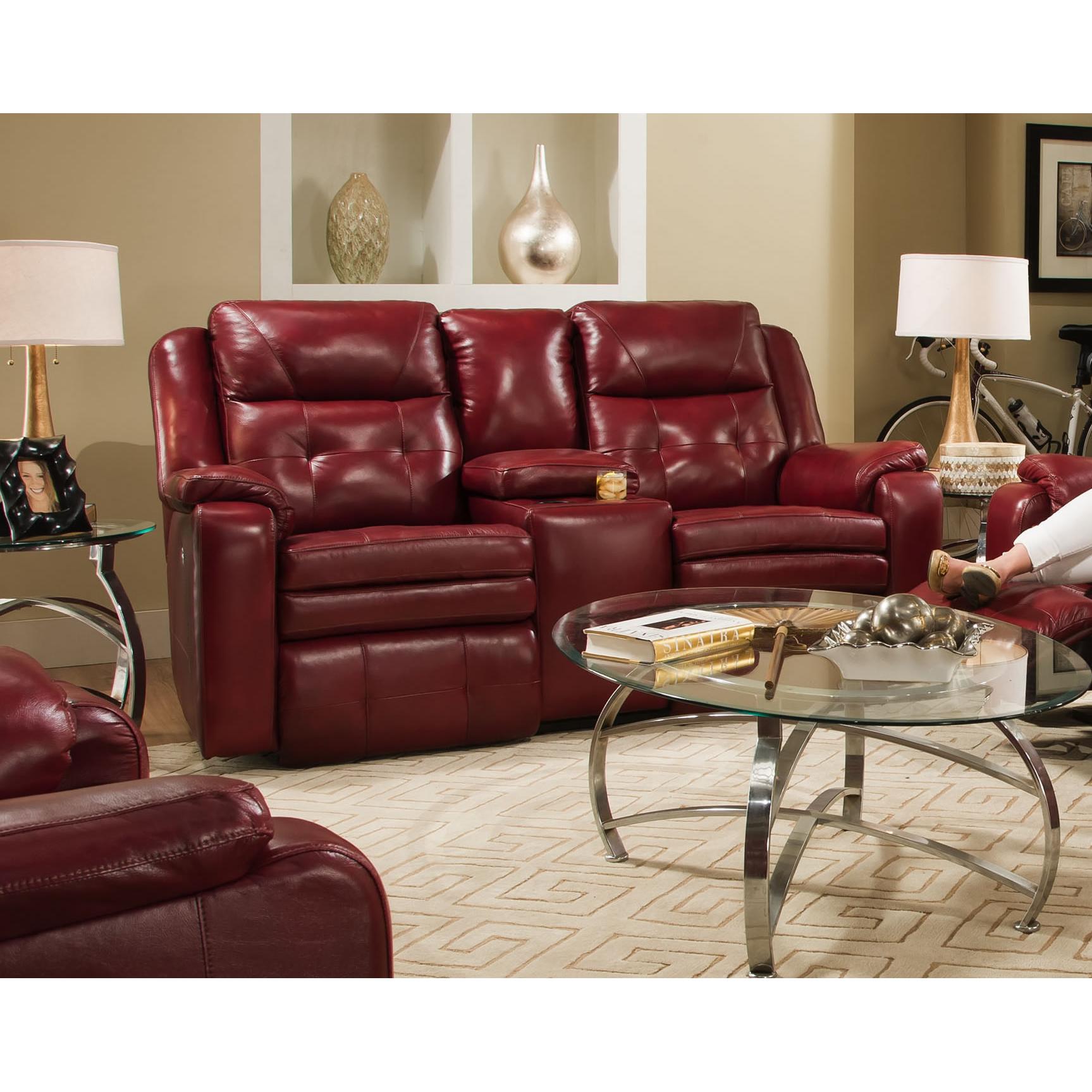 Southern Motion Inspire Power Reclining Leather Sofa 850-78P/906-42